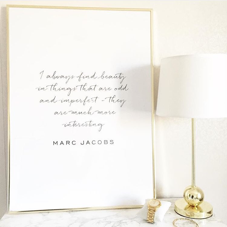 Marc Jacobs Quotes Marc Jacobs Quote Etsy