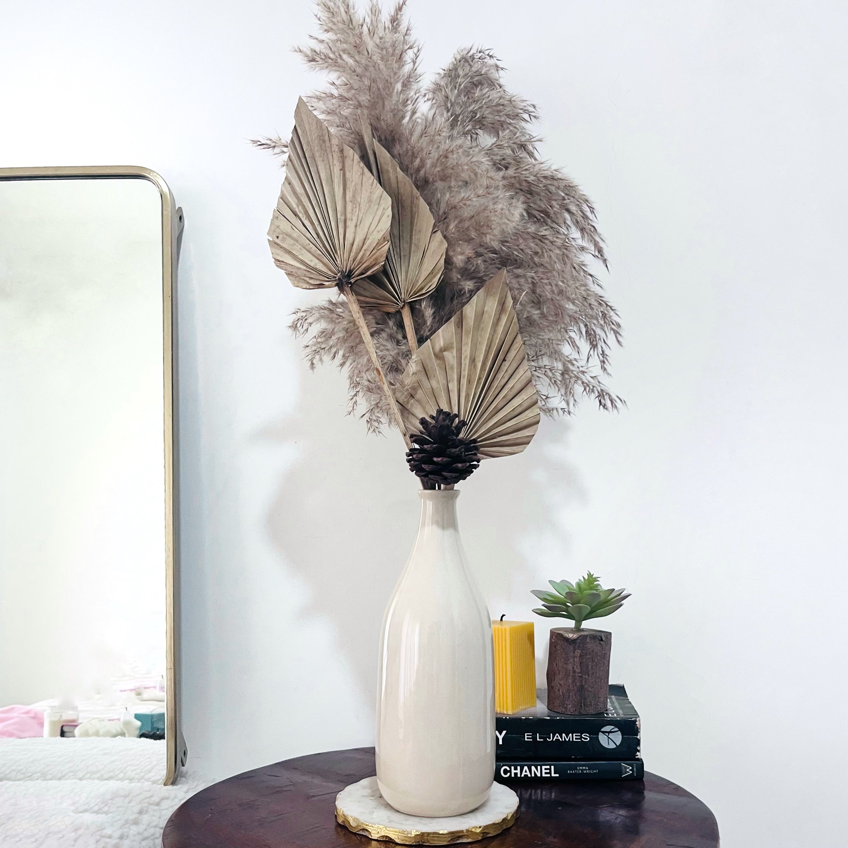 Bottle vase dried flower set – Casarella
